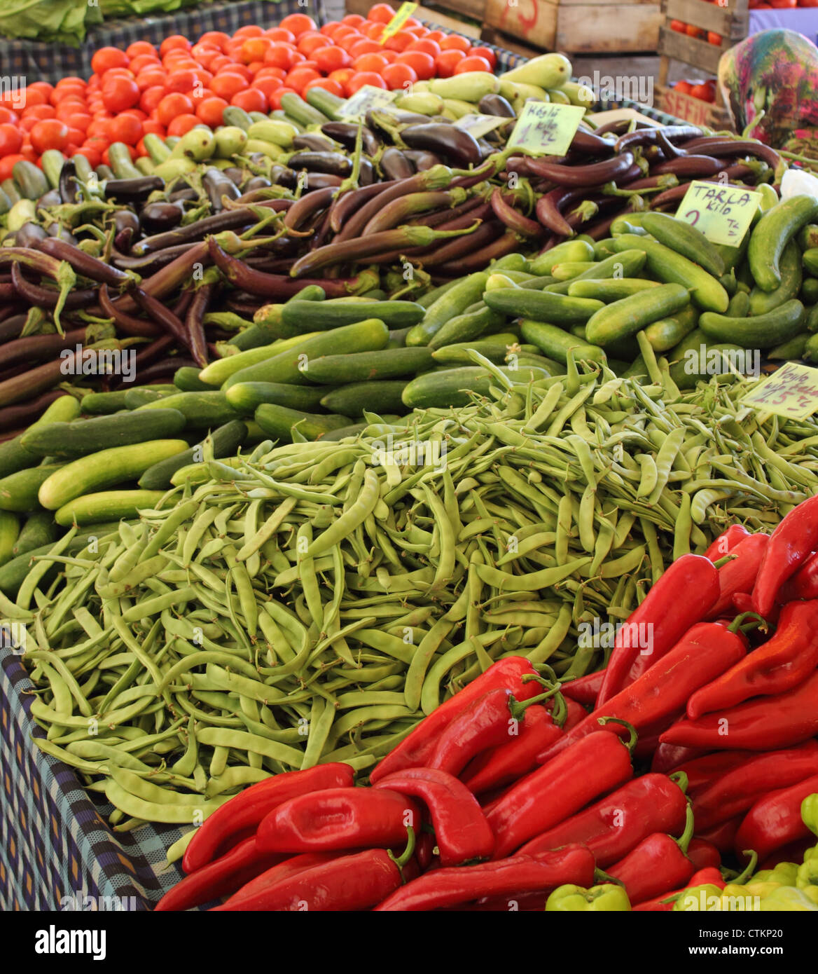 Fresh market produce Stock Photo - Alamy