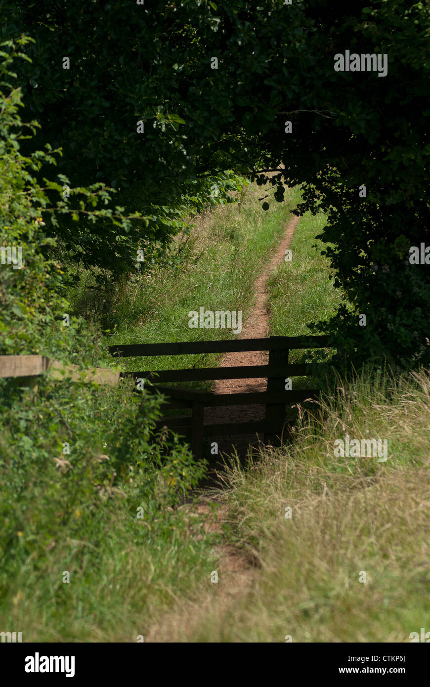 Stile on a public footpath in rural Somerset, UK Stock Photo - Alamy
