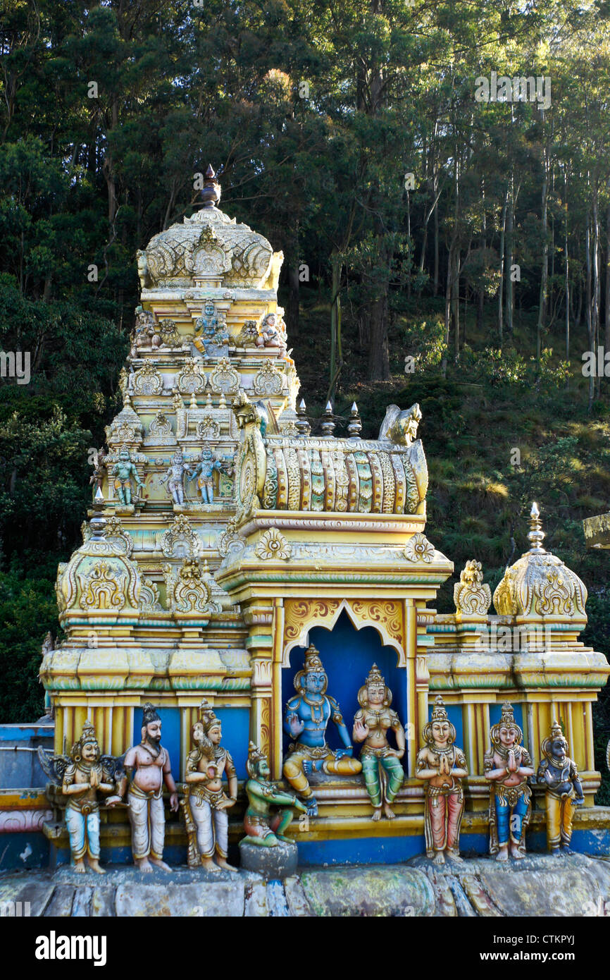 Seetha Amman Hindu temple, Sita Eliya, Hill Country, Sri Lanka Stock ...