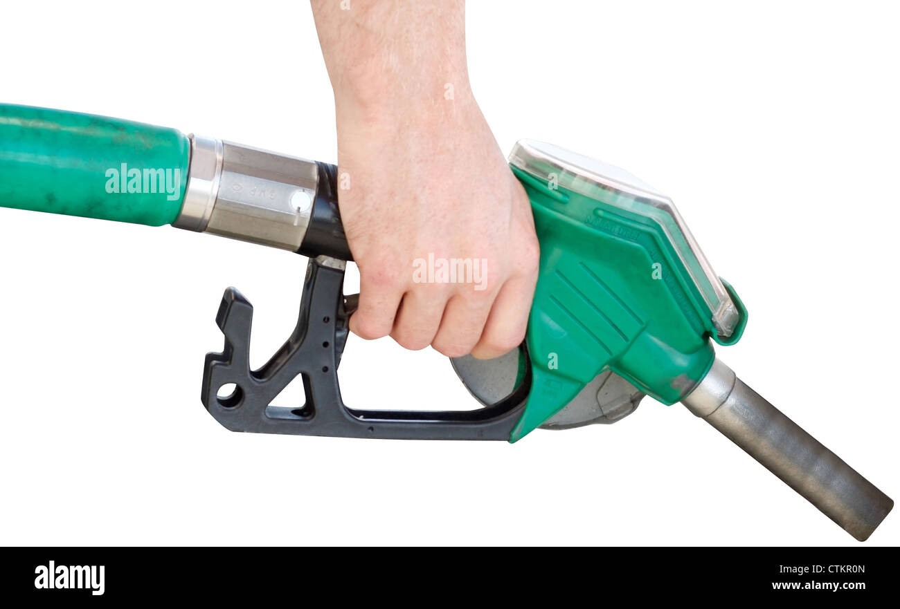 A man pumping gas Stock Photo - Alamy