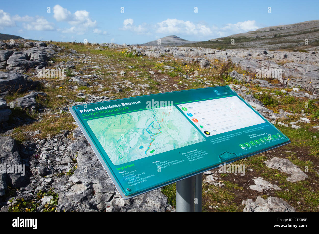 Maps of the burren hi-res stock photography and images - Alamy