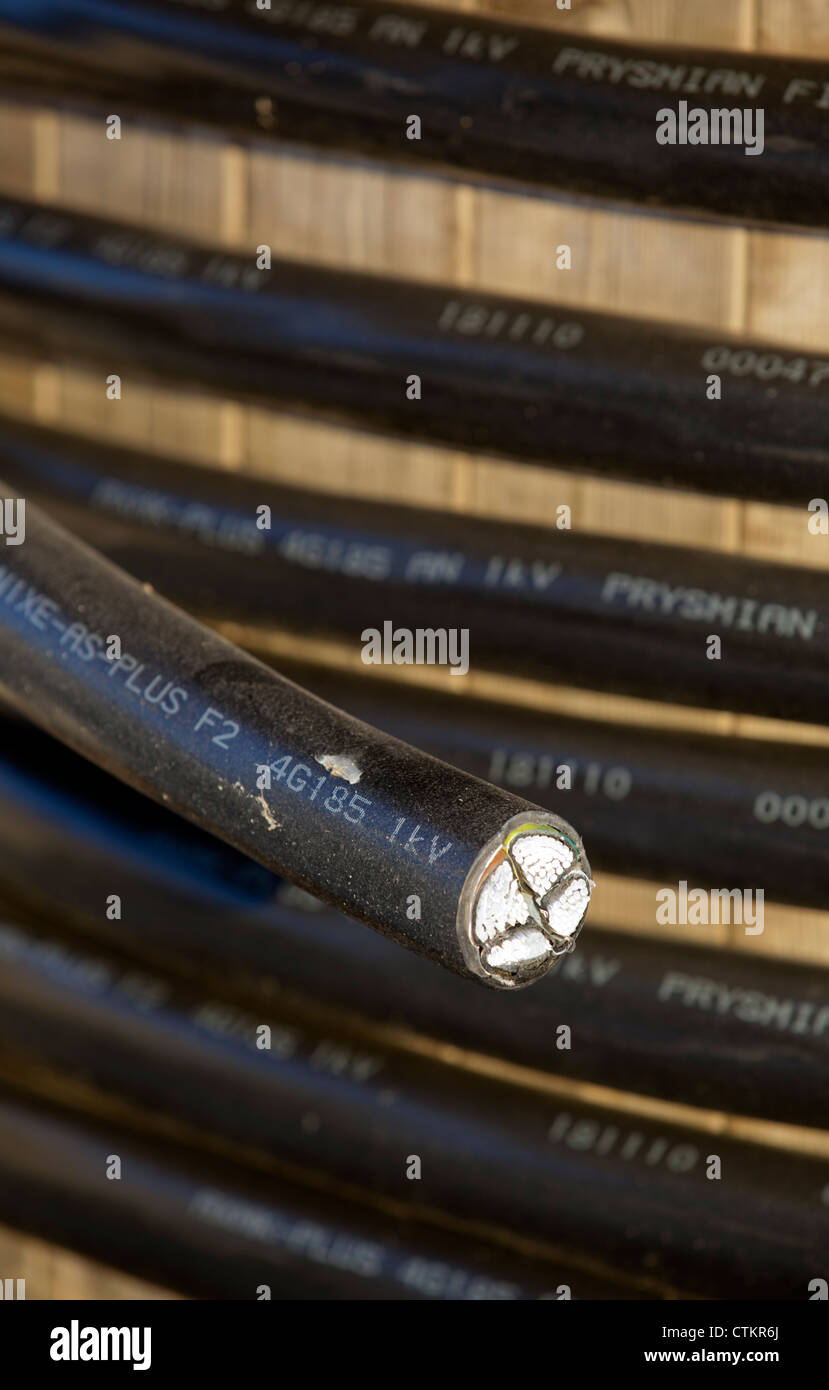 Shielded underground power cable hi-res stock photography and images ...