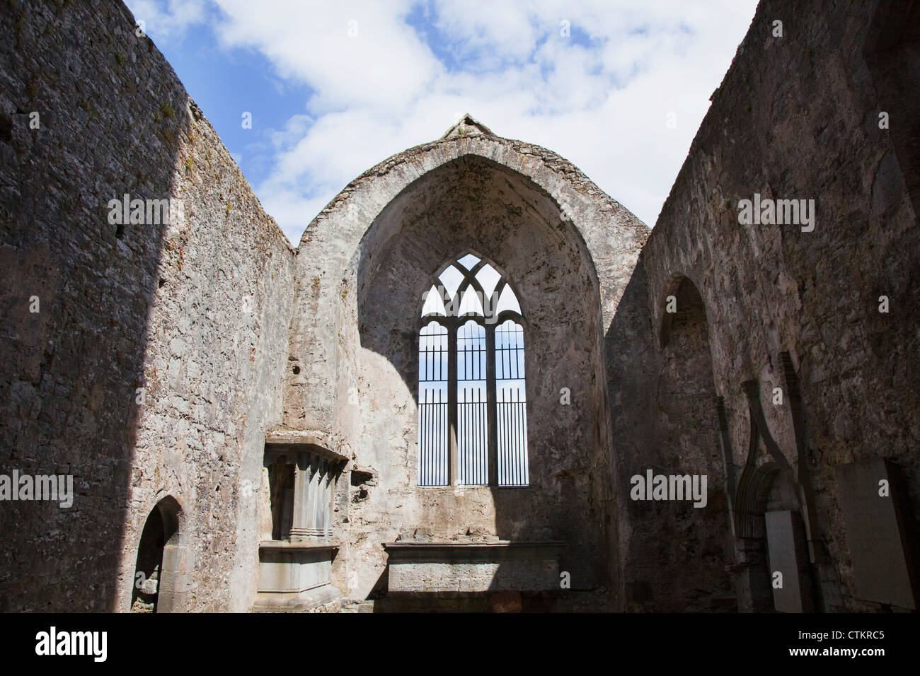 Quin Abbey; Quin County Clare, Ireland Stock Photo - Alamy