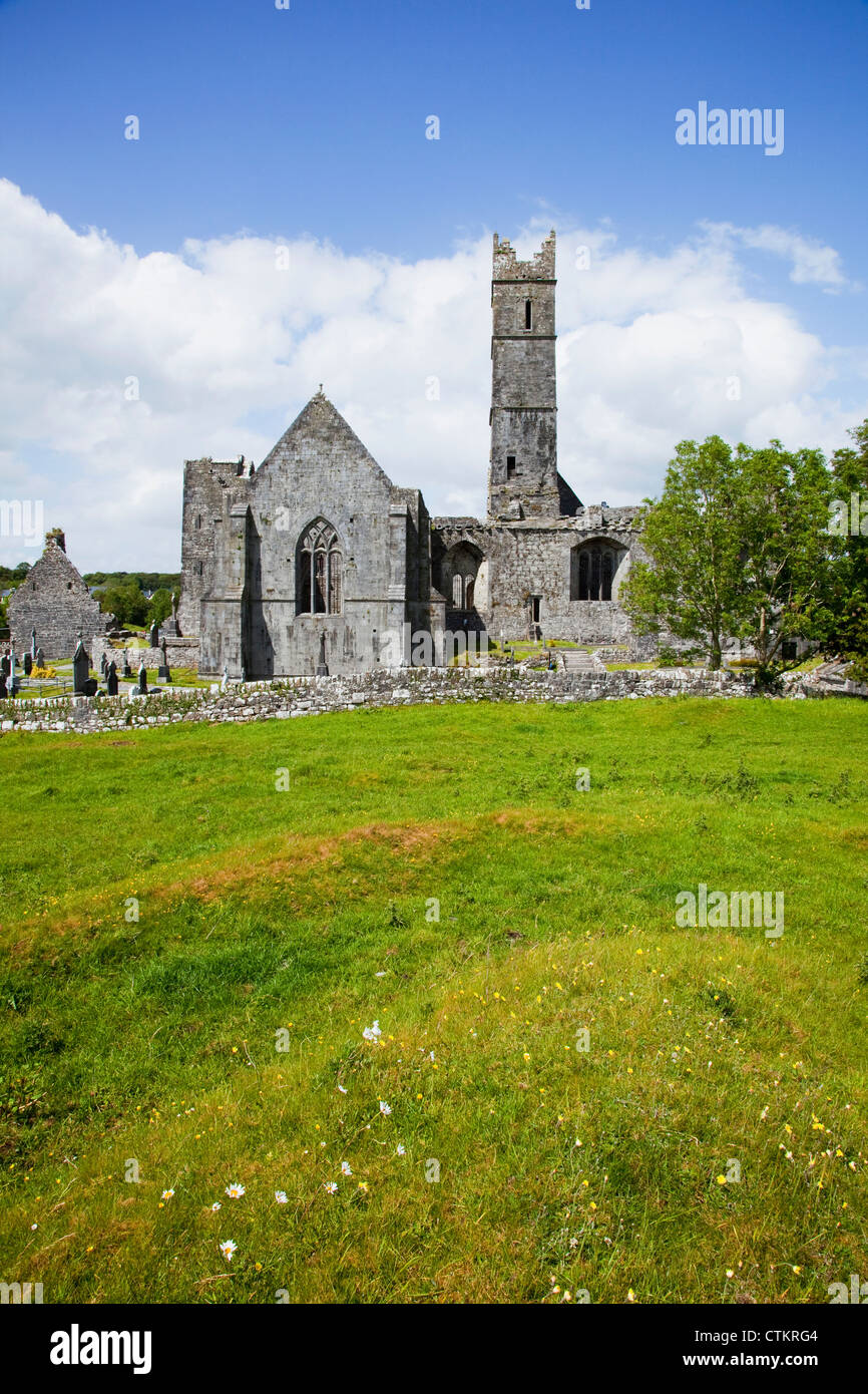 Quin Abbey; Quin County Clare, Ireland Stock Photo - Alamy