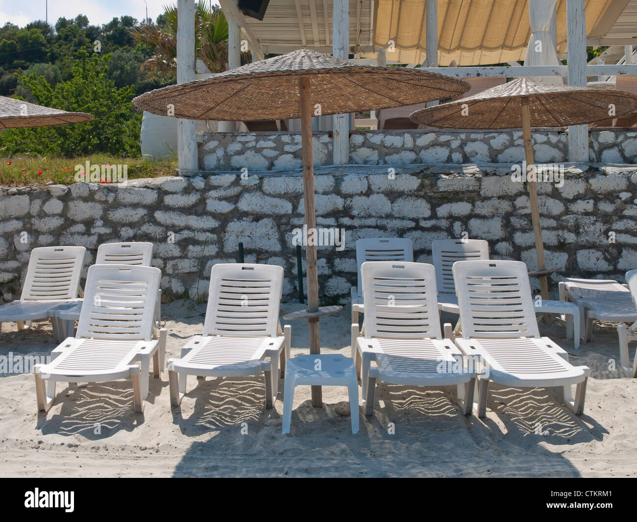 Plastic beach beds hi-res stock photography and images - Alamy