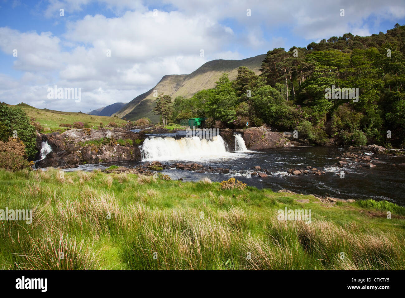 Aasleagh Waterfall; County Mayo, Ireland Stock Photo - Alamy
