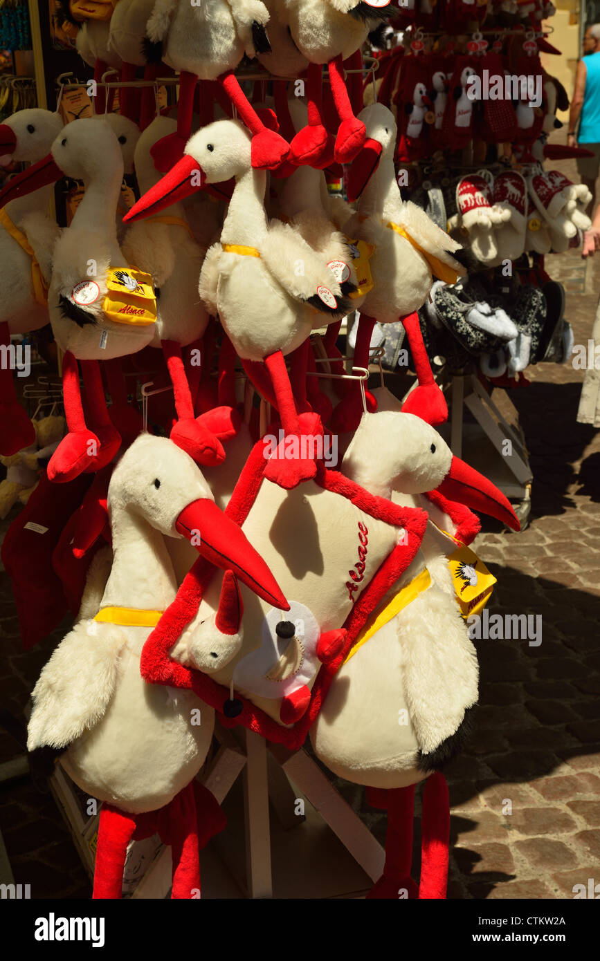 Colmar, Alsace, France. Storks, symbol of Alsace Stock Photo - Alamy