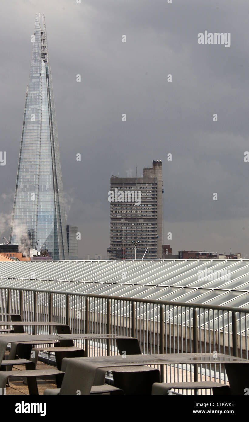 The Shard from the roof of Tate Modern Stock Photo - Alamy