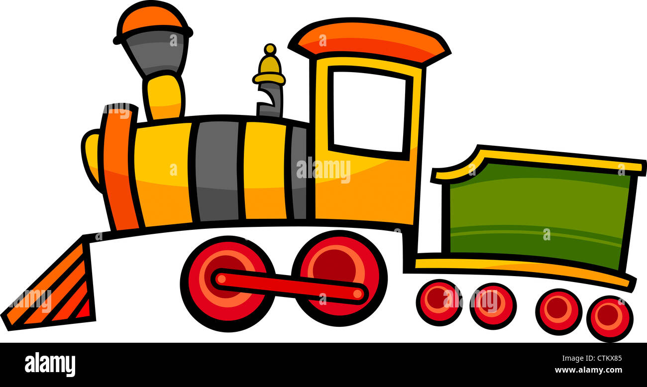 Animated Steam Engine Train