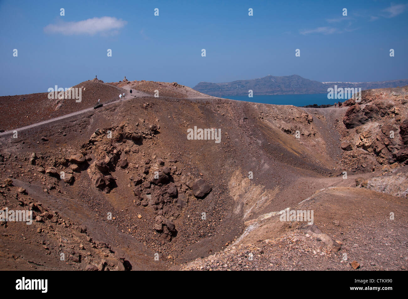 New Volcano and Hot springs in the Caldera on the island of Santorini ... New Volcano and Hot springs in the Caldera on the island of Santorini ...
