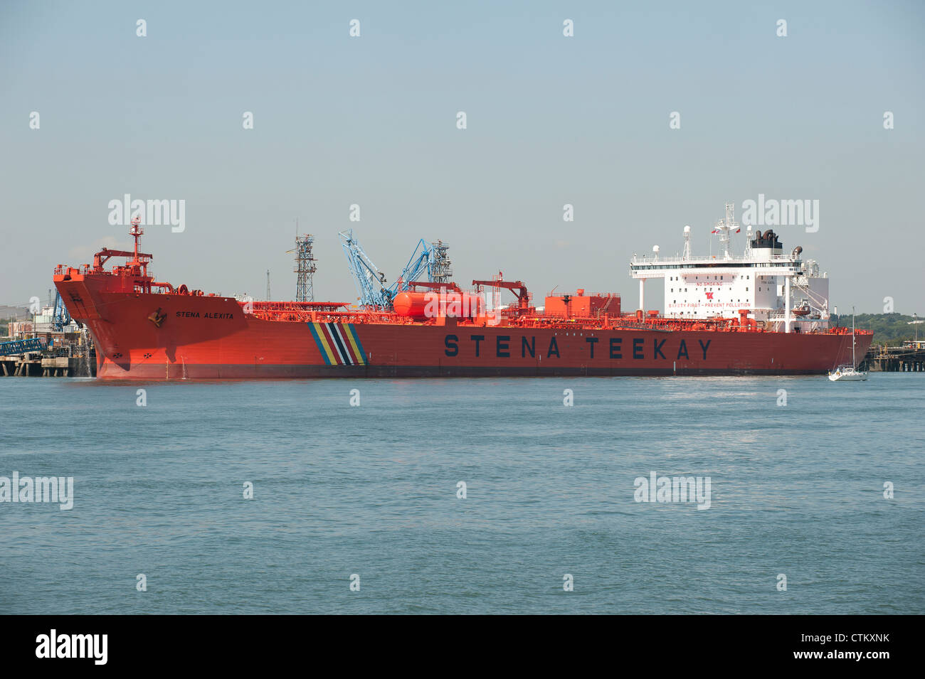 Southampton Water England UK Stena Teekay ship Alexita alongside at ...