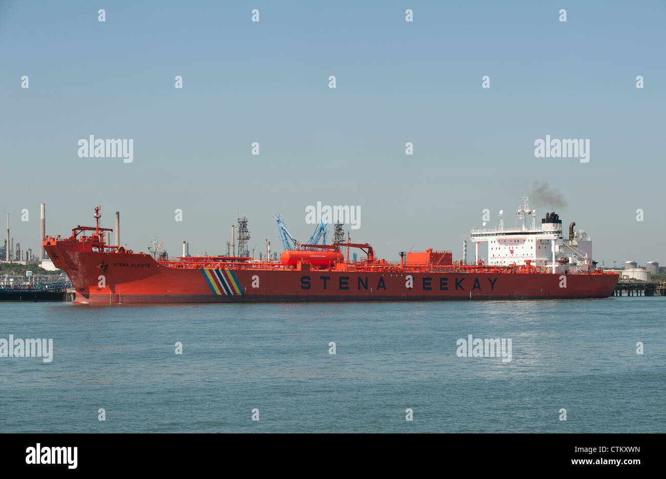 Southampton Water England UK Stena Teekay ship Alexita alongside at ...