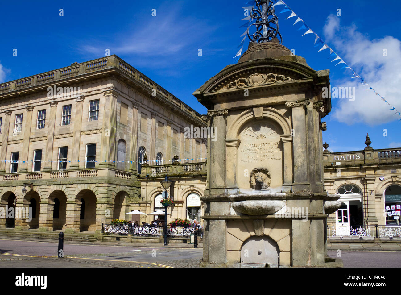 Buxton town centre, Derbyshire England UK Stock Photo - Alamy