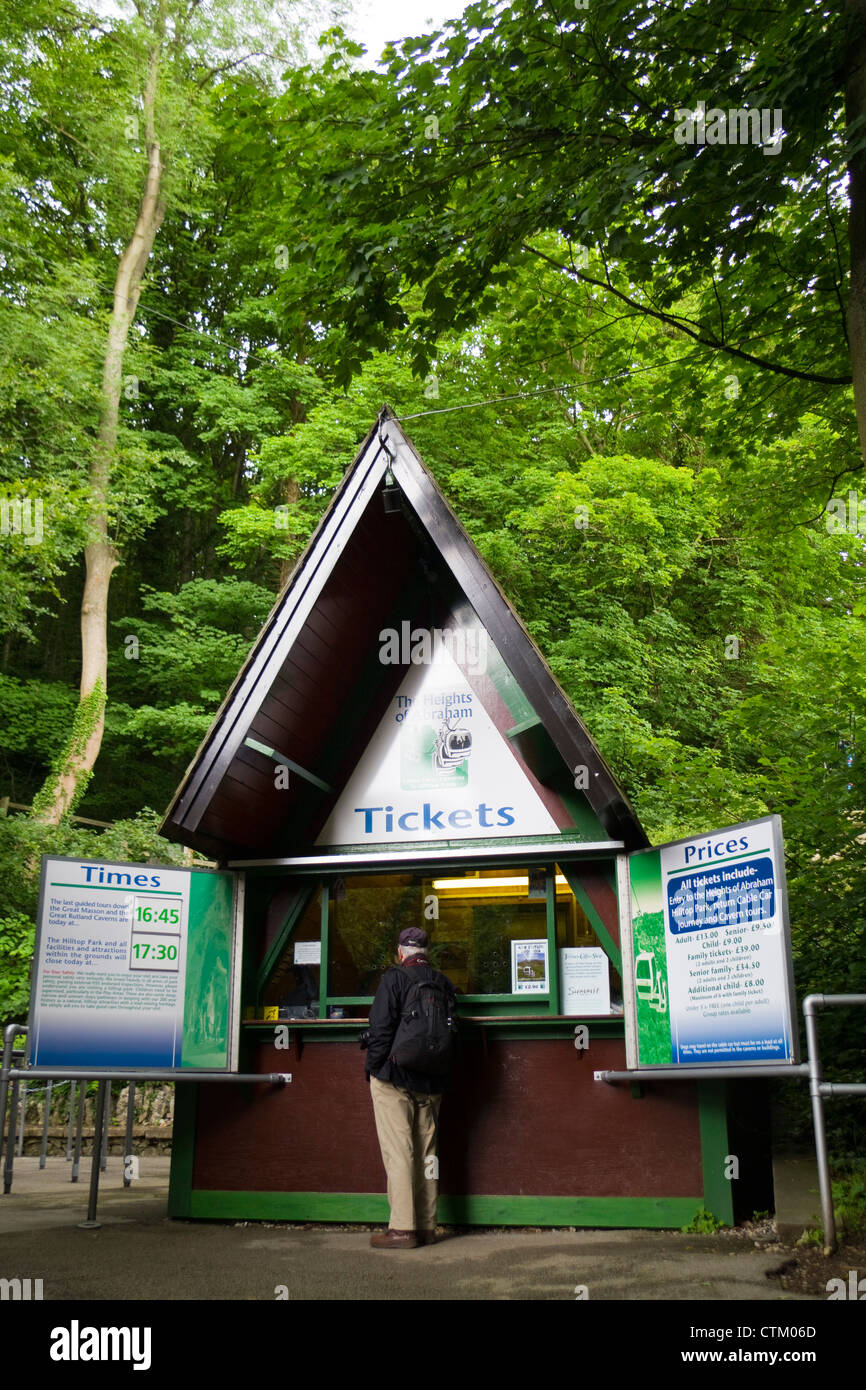 Tickets booth at Heights of Abraham Matlock Bath Derbyshire Peak ...