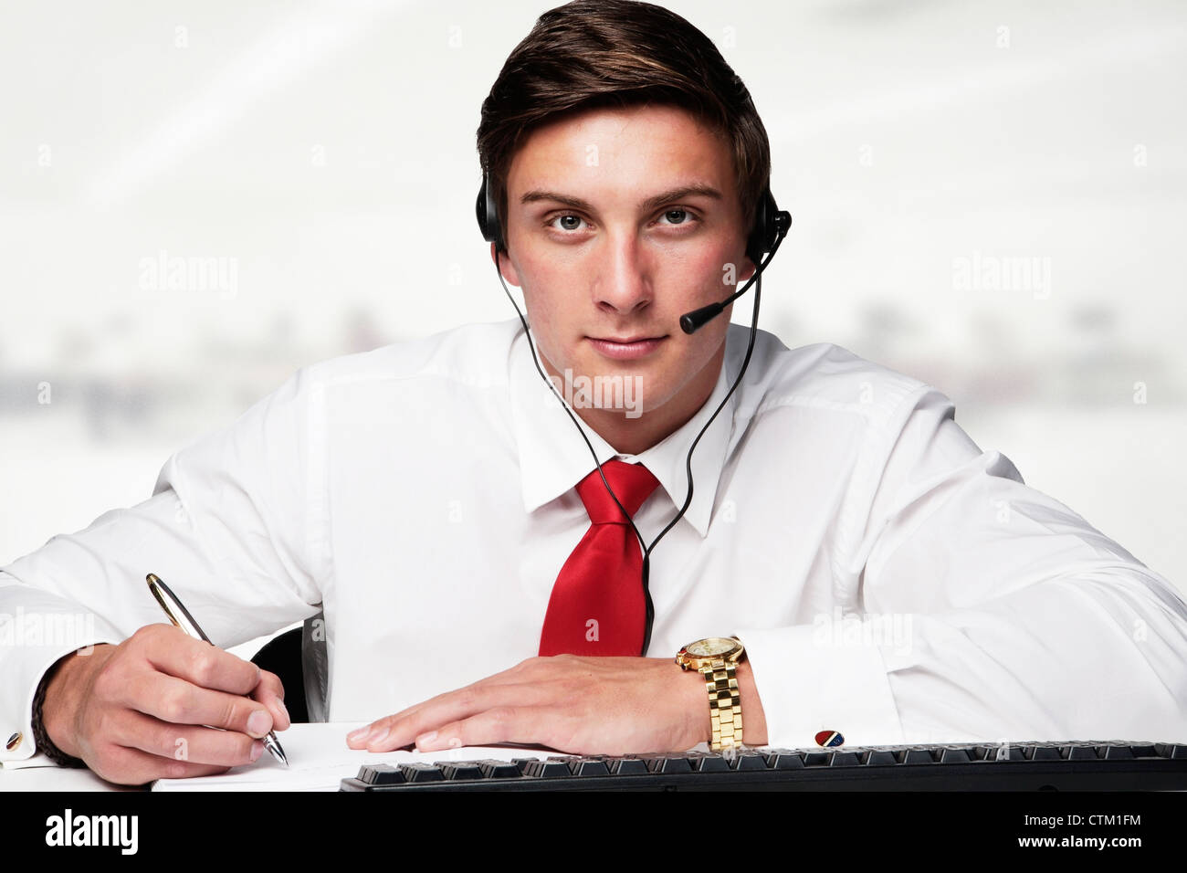 business man on the phone Stock Photo - Alamy