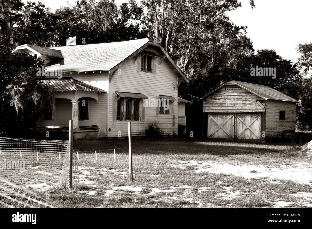 Old house in Loughman, near Davenport, Florida, FL33896 Stock Photo - Alamy