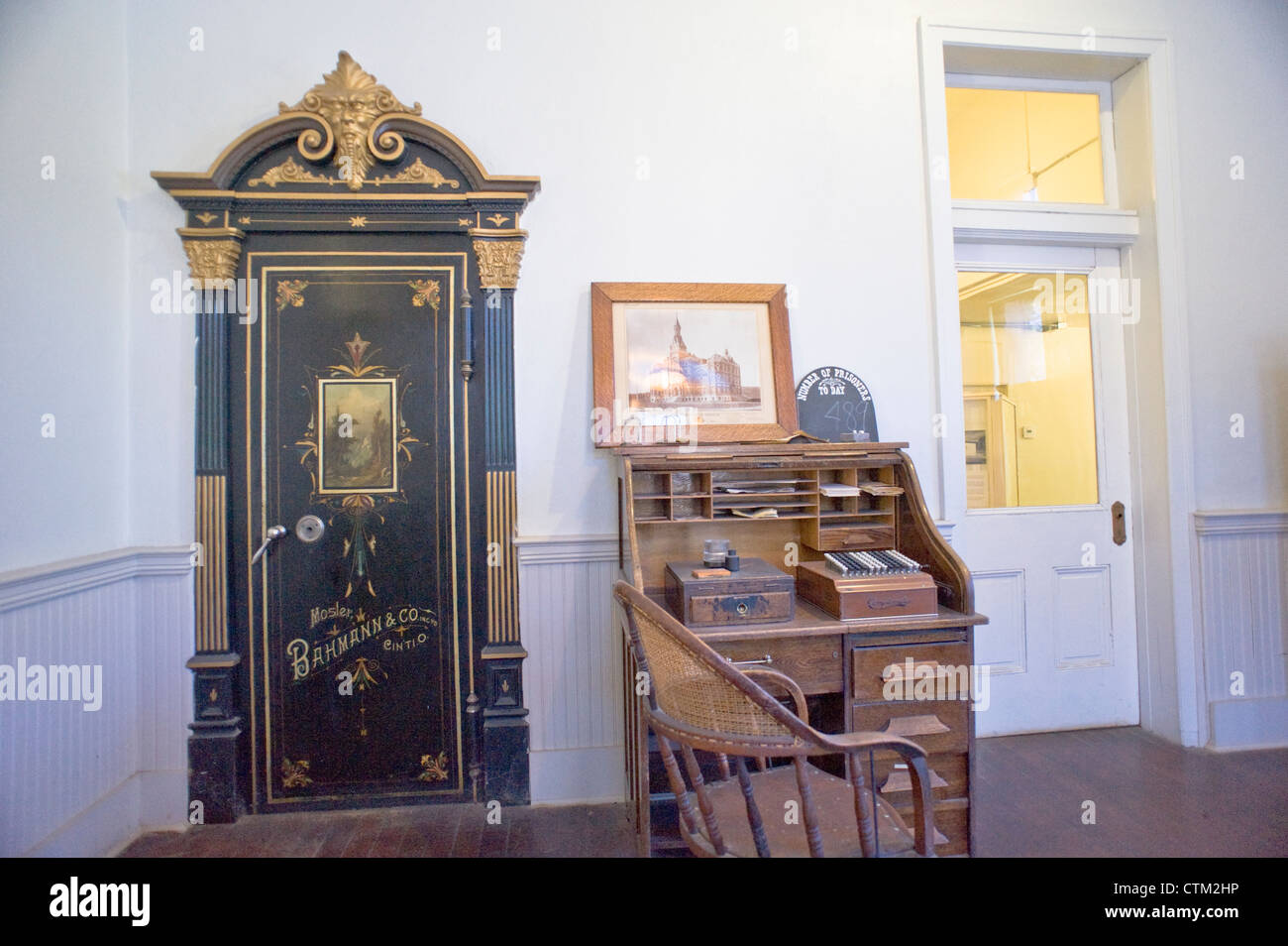 The warden's office at the Old Idaho State Penitentiary, Boise, Idaho ...