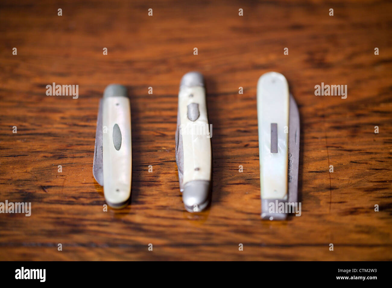 Small Pen Knives Stock Photo - Alamy