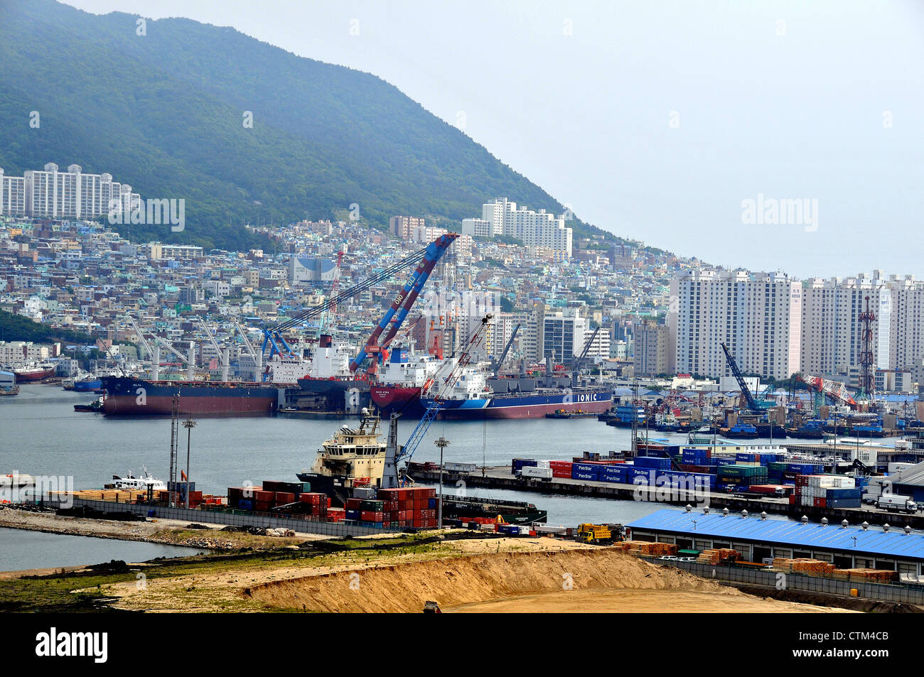 Port Busan South Korea Asia Stock Photo - Alamy