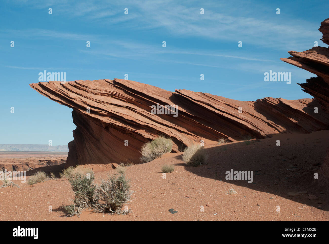 Unique Rock Formation; Arizona, United States of America Stock Photo ...