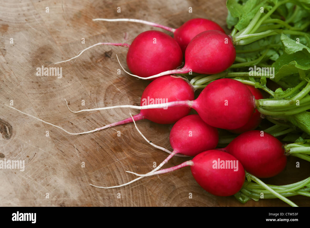 Bunch of radishes Stock Photo - Alamy