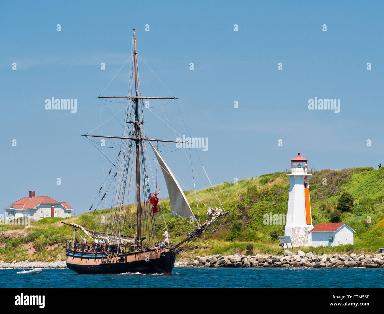 Tall ship festival in the harbor of halifax hi-res stock photography ...