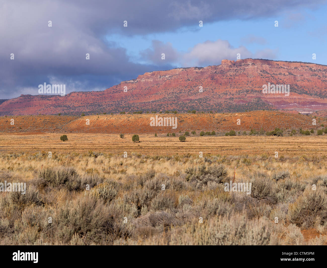 Landscape Of Kane County; Pahreah, Utah, United States of America Stock ...