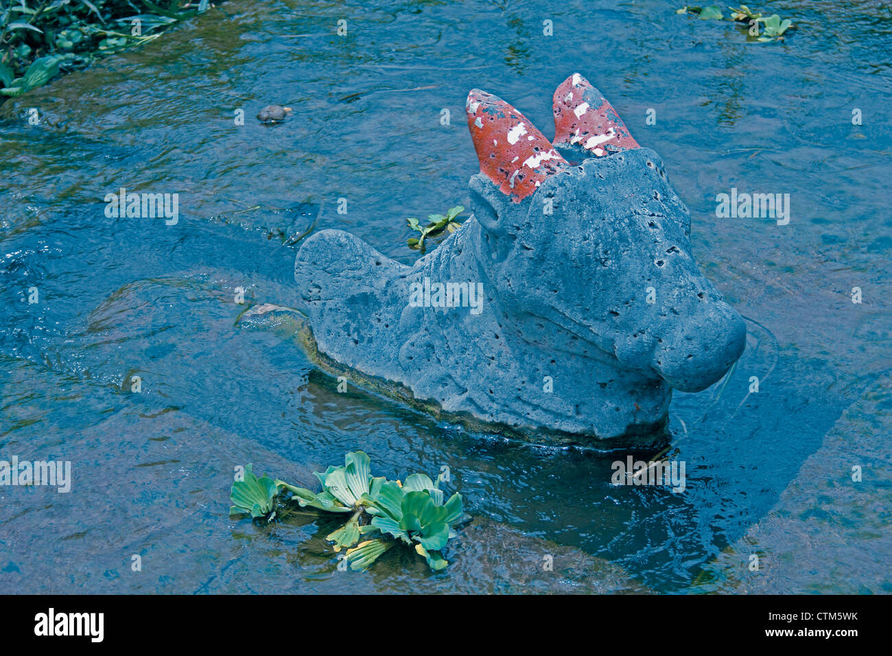 Nandi in Water at Shri Koteshwar Temple Situated between Village Limb ...