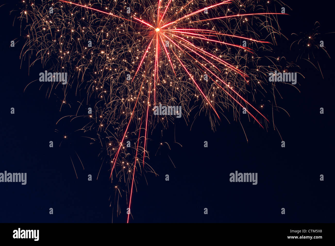 Fireworks bursting in the sky Stock Photo - Alamy