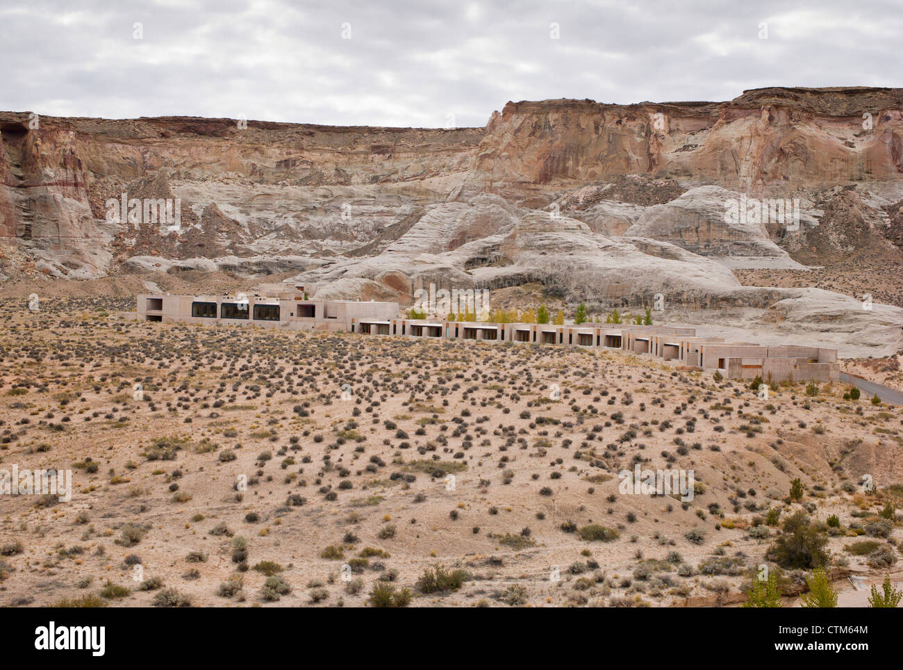 A Structure On The Desert Landscape; Canyon Point, Utah, United States ...