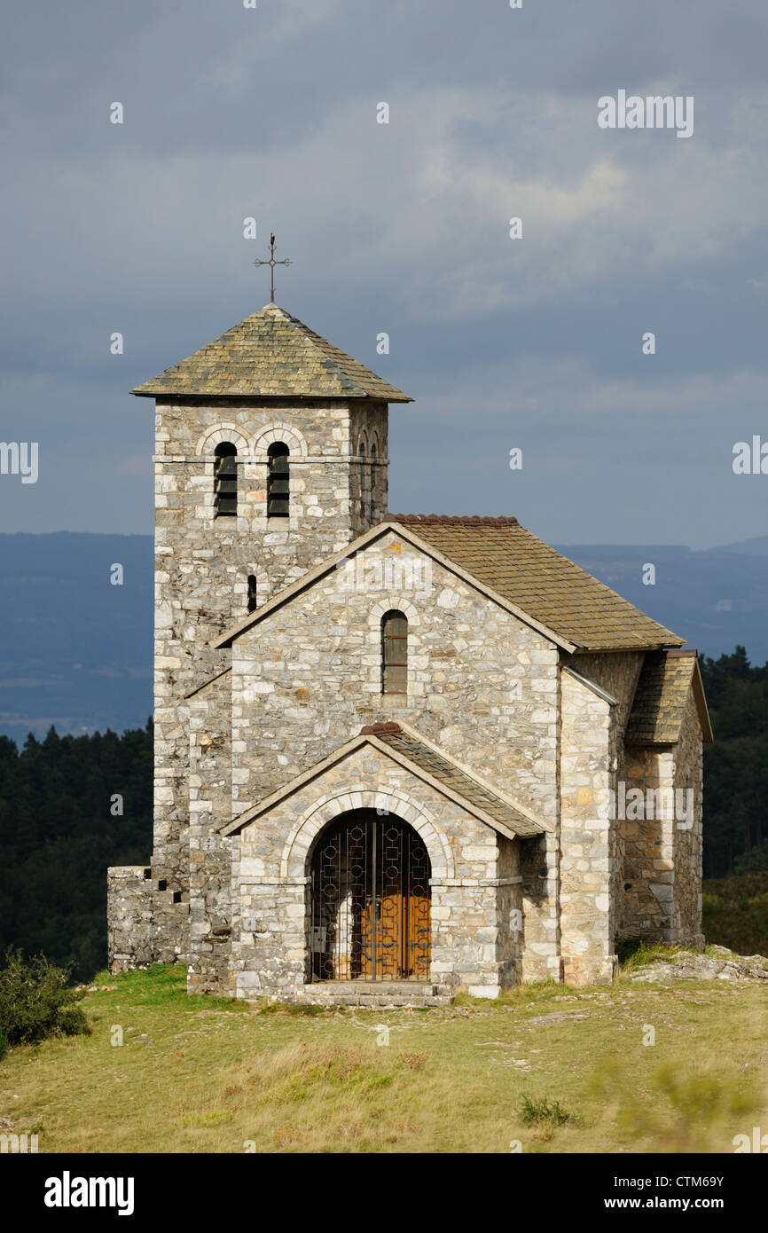 La Chapelle Saint Ferreol Overlooking The Valley Of Saint Stapin ...