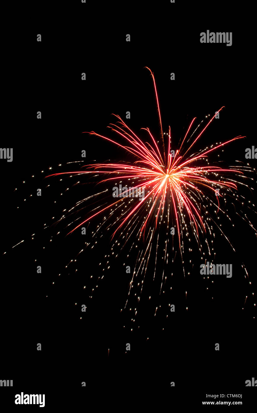 Fireworks bursting in the sky Stock Photo - Alamy