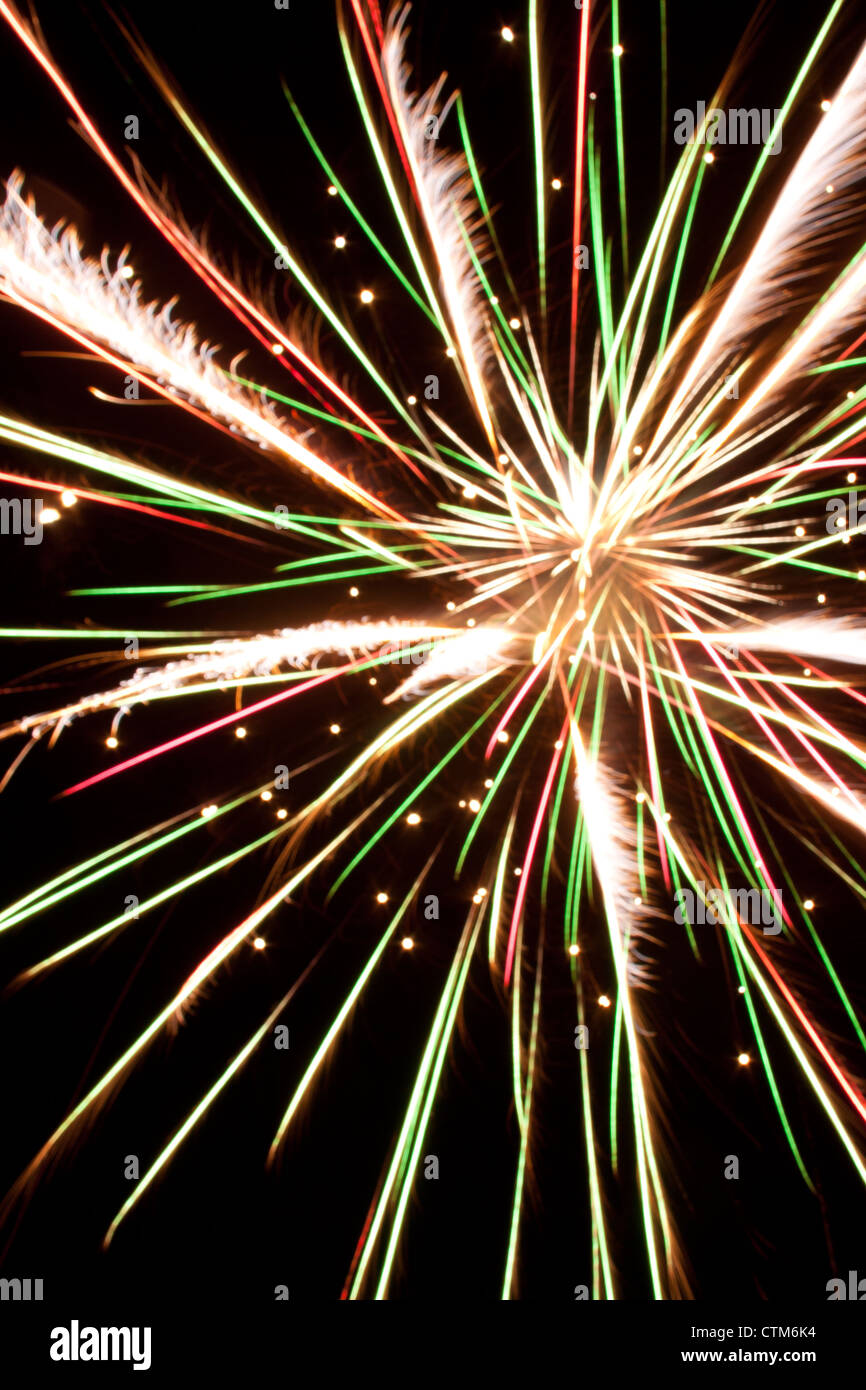 Fireworks bursting in the sky Stock Photo - Alamy