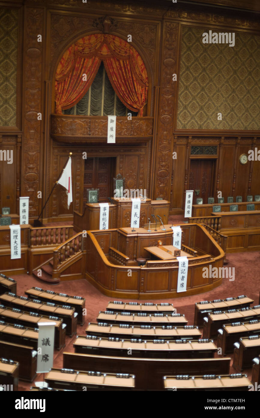The National Diet Building (Japanese parliament) in Tokyo, Japan Stock ...