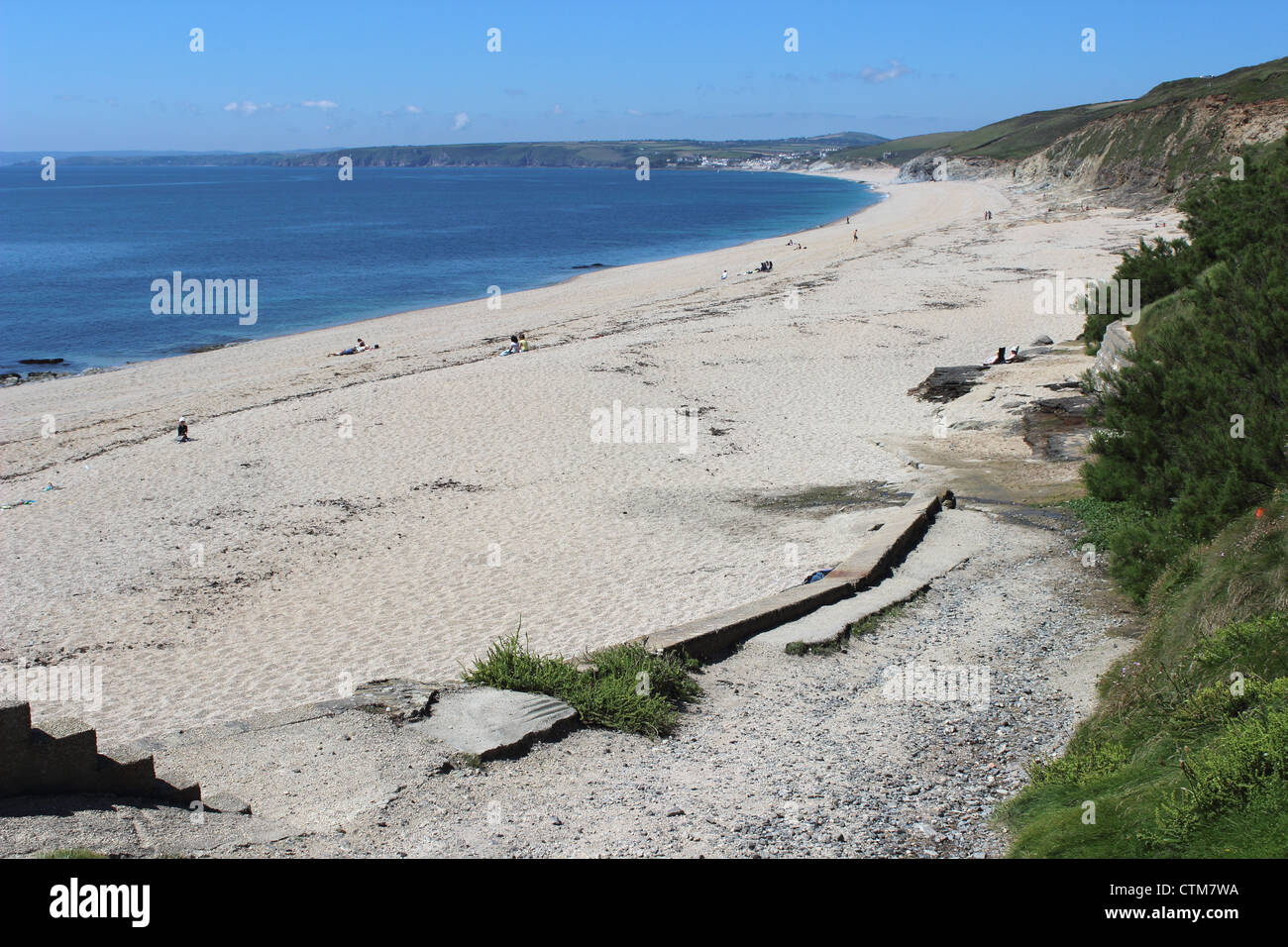 Gunwalloe Fishing Cove Cornwall Stock Photo - Alamy