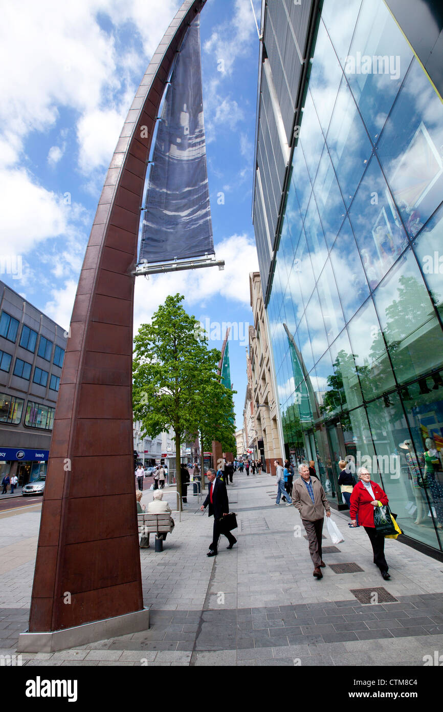 Donegall Place, Belfast City Centre, Northern Ireland Stock Photo - Alamy