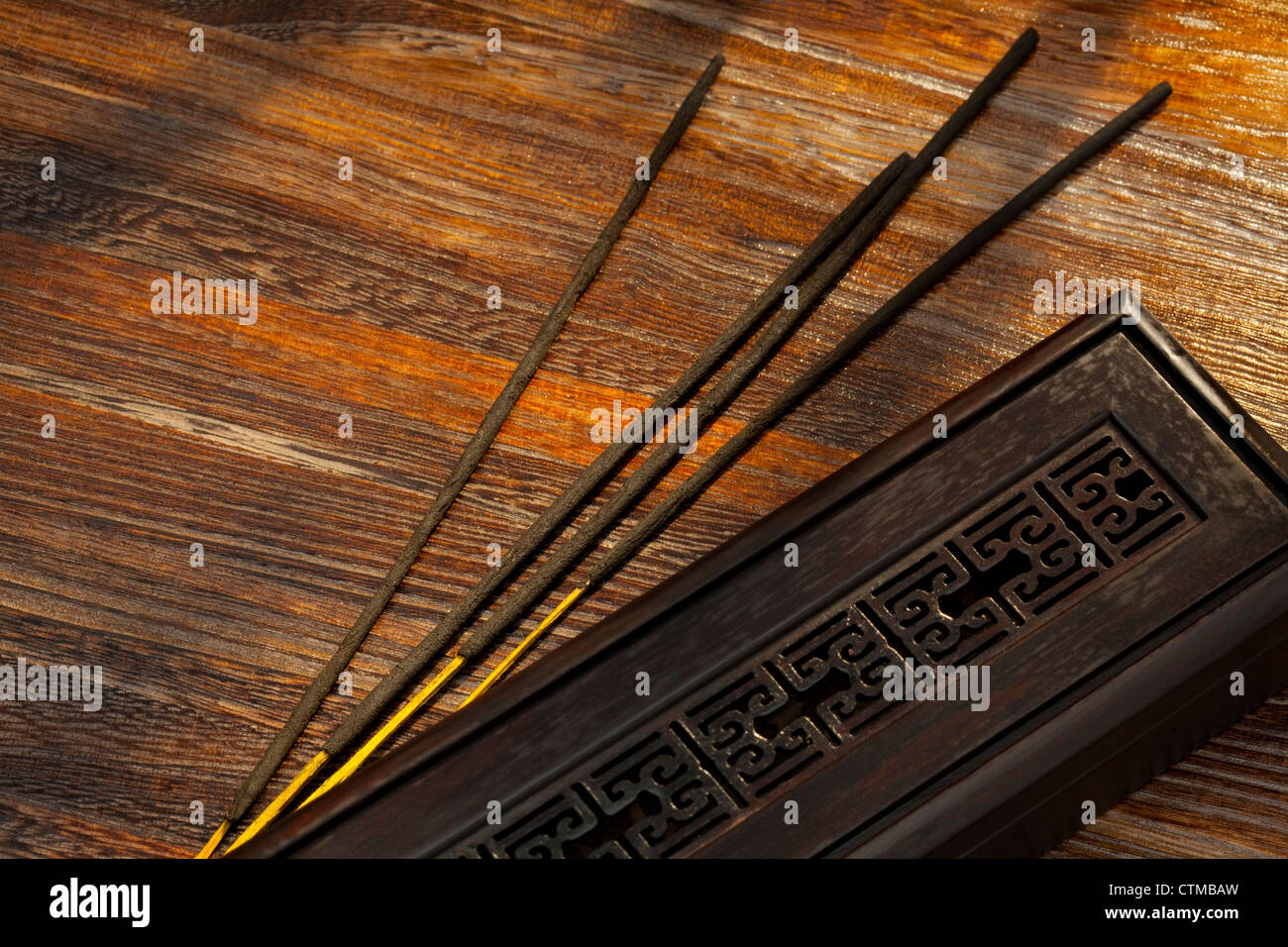Chinese incense on table Stock Photo - Alamy