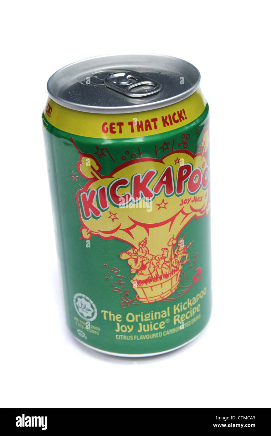 Malaysian drink Kickapoo Can Stock Photo - Alamy
