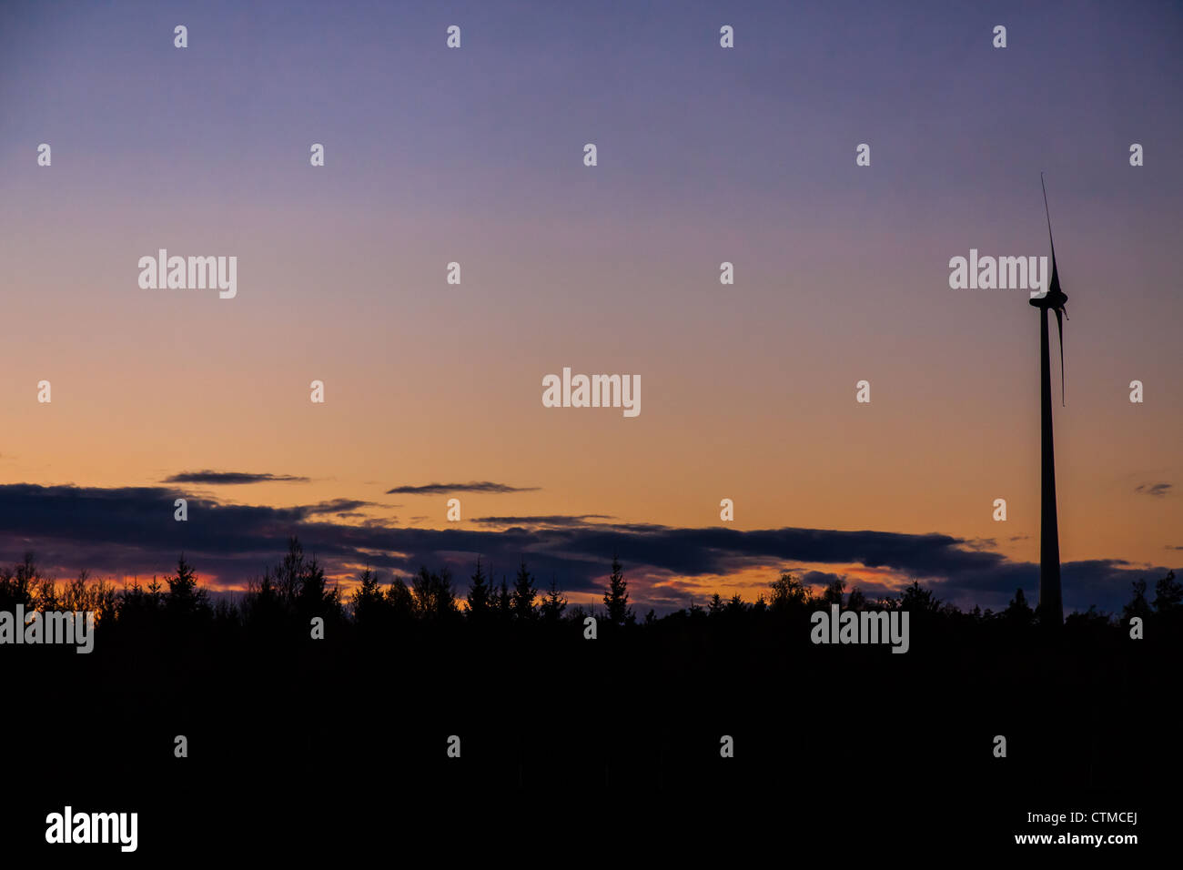 Windmill forest hi-res stock photography and images - Alamy