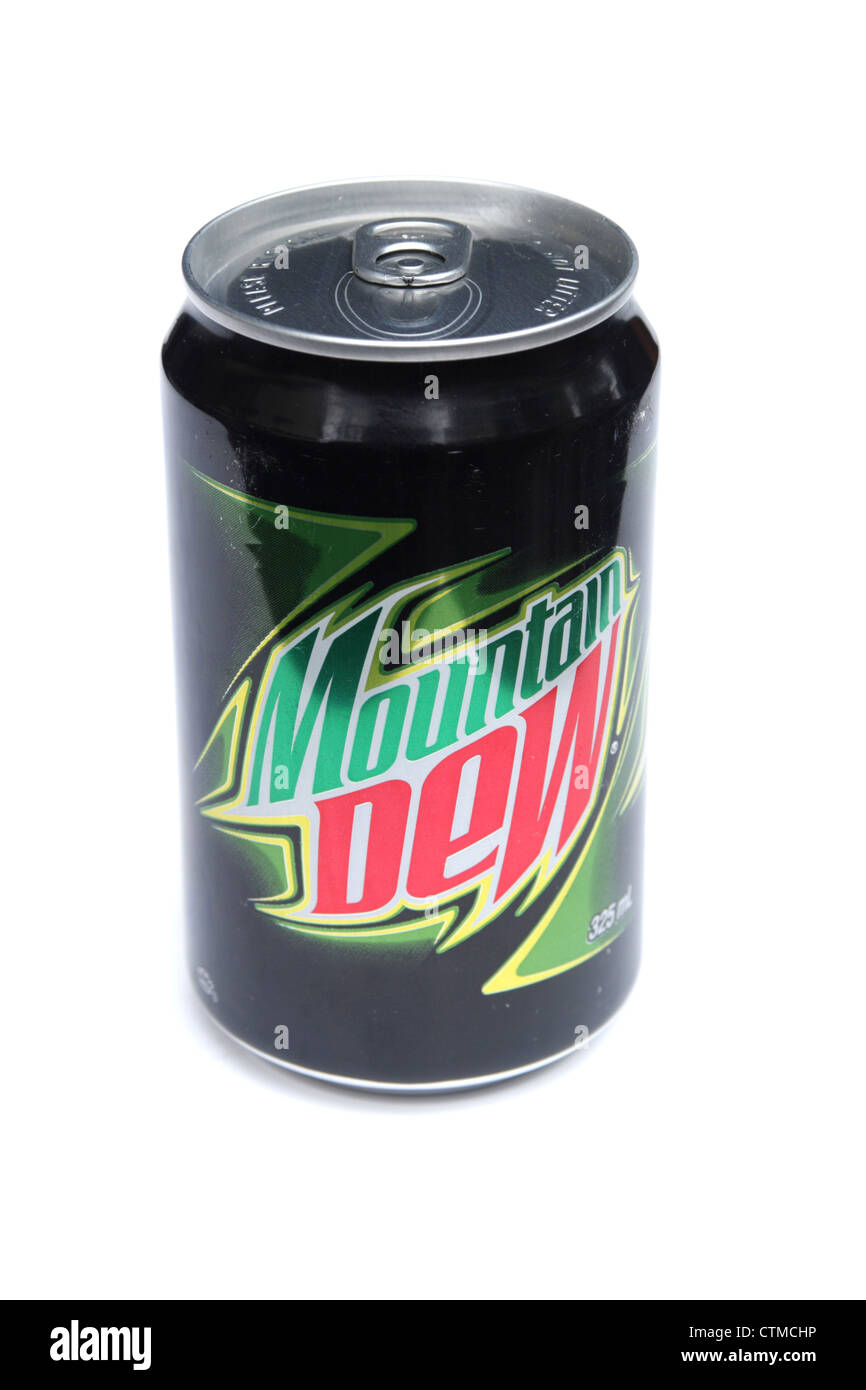 Mountain Dew Drink Can Stock Photo - Alamy