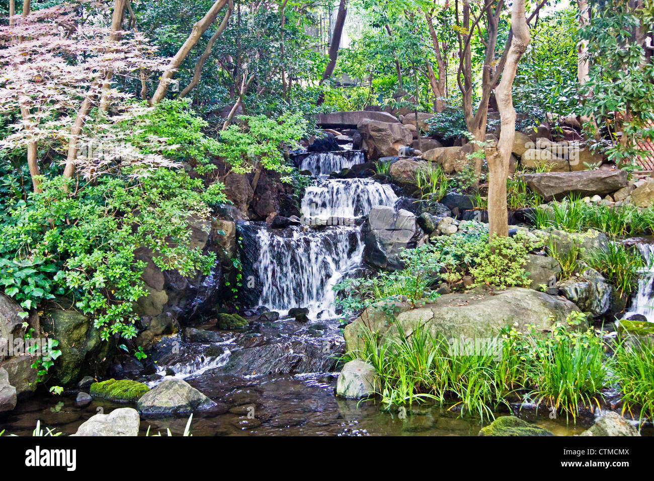Happo-en Japanese Gardens Tokyo Japan Stock Photo - Alamy