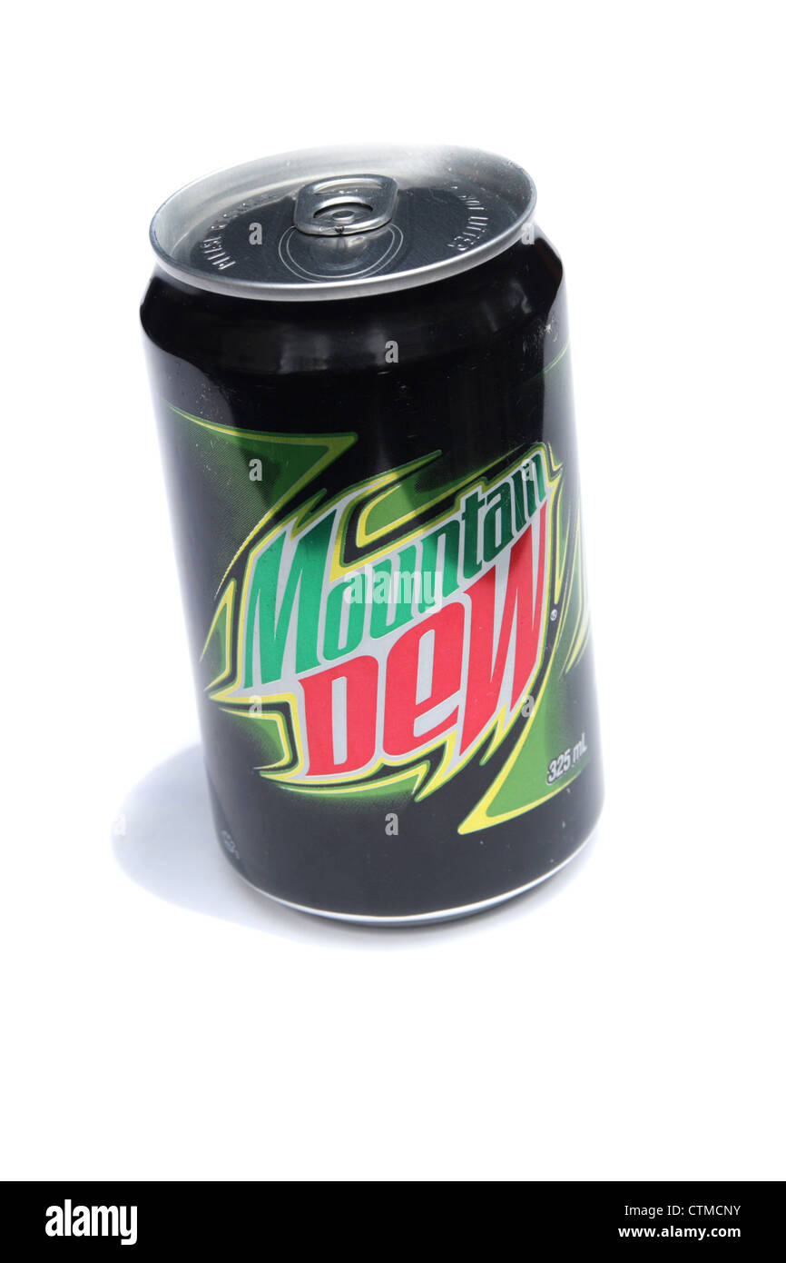 Mountain Dew Drink Can Stock Photo - Alamy