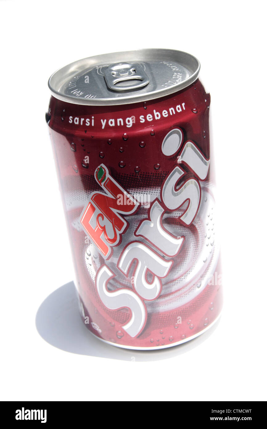 Malaysian drink Sarsi Can Stock Photo - Alamy