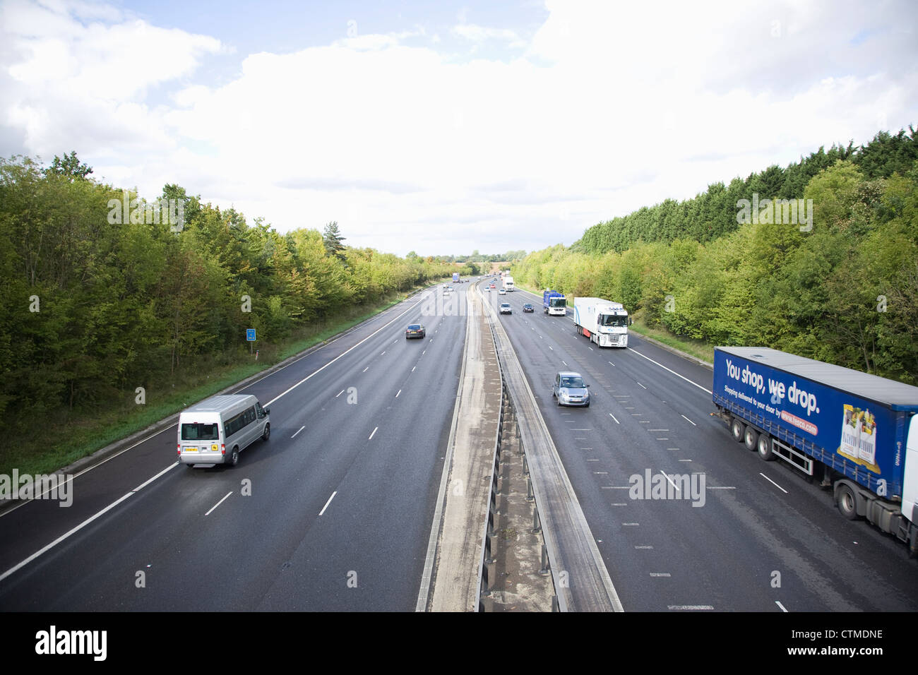 British motorway hi-res stock photography and images - Alamy