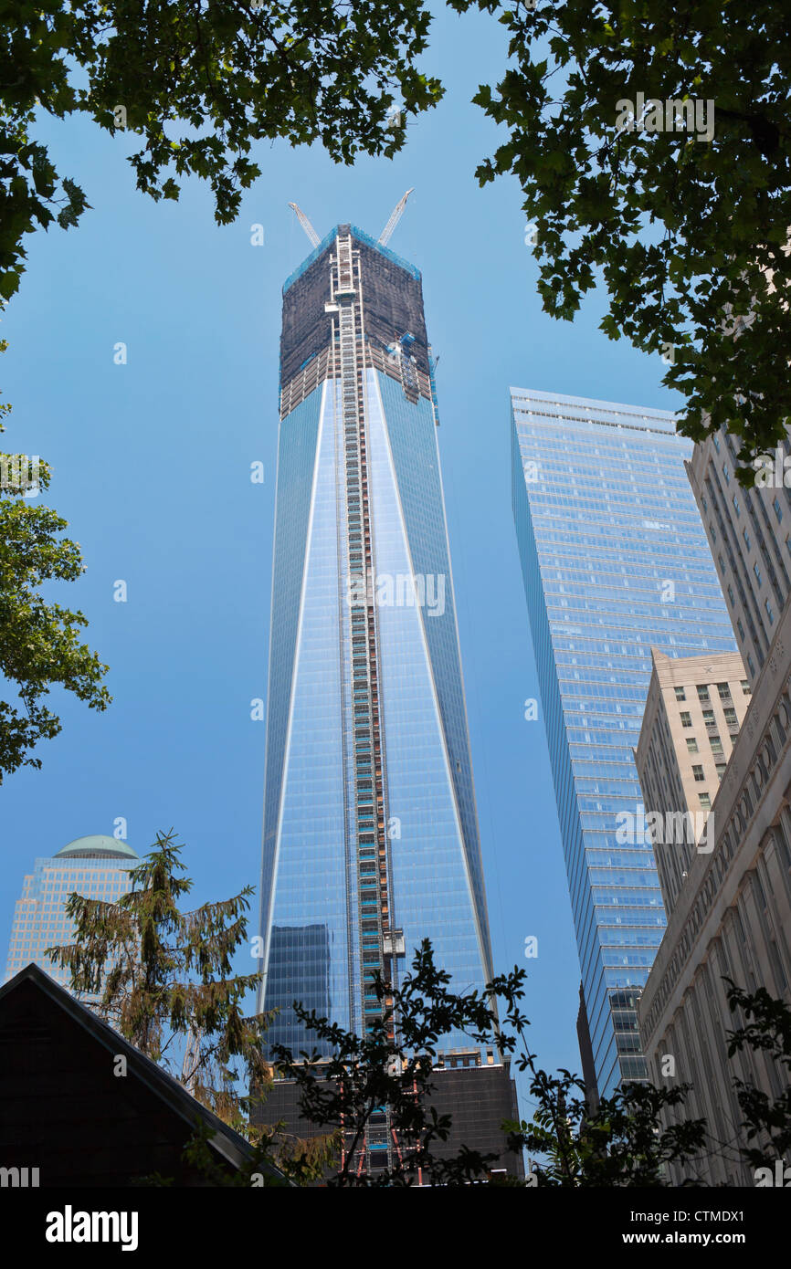 World Trace Center Memorial 9/11 US New York USA Stock Photo - Alamy