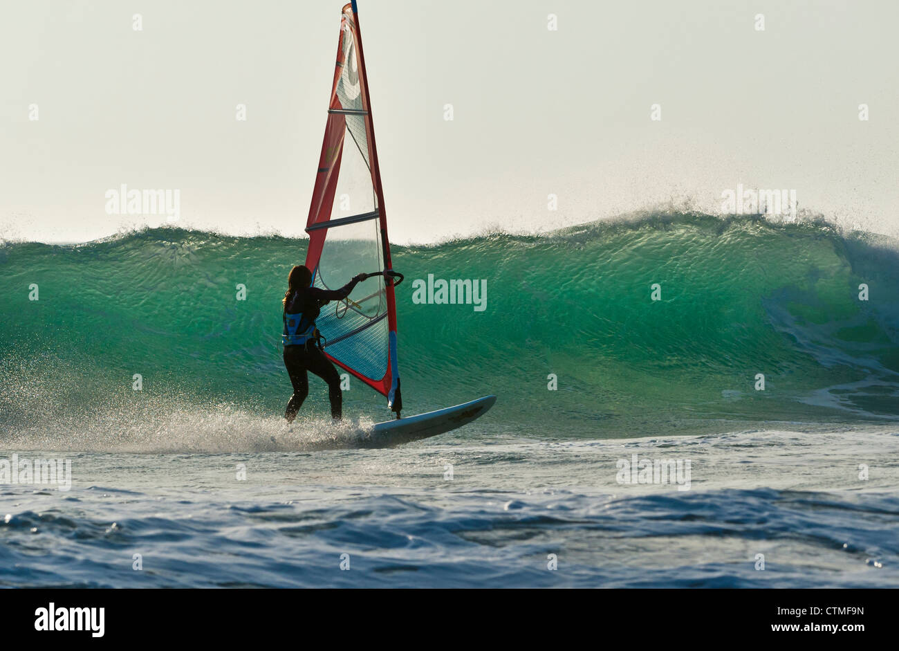 Female windsurfing hi-res stock photography and images - Alamy