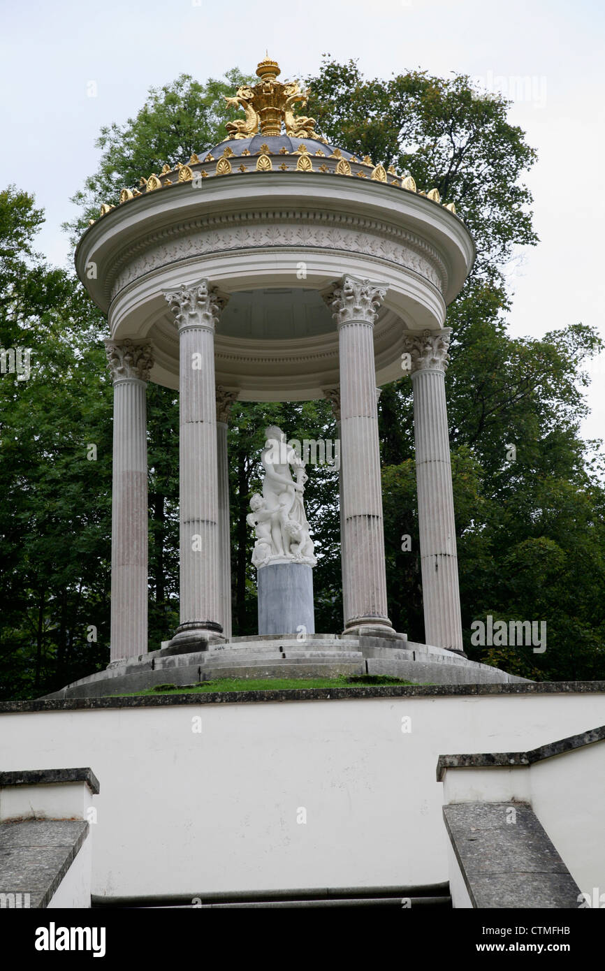 Europe;Germany;Bavaria;Castle Linderhof of King Ludwig-II Stock Photo ...