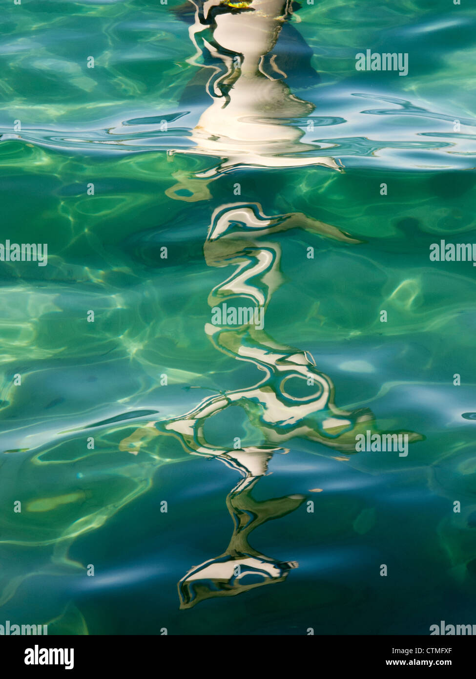Abstract water reflection Stock Photo - Alamy
