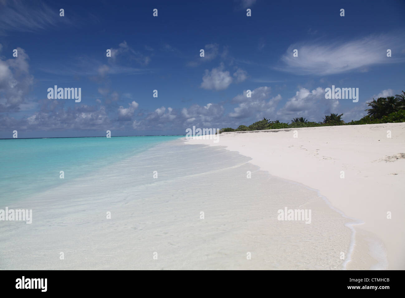 Island landscape in Maldives Stock Photo - Alamy