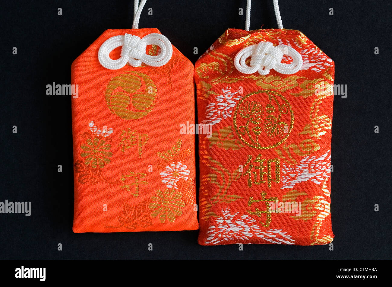 Couple of japanese amulet Stock Photo - Alamy